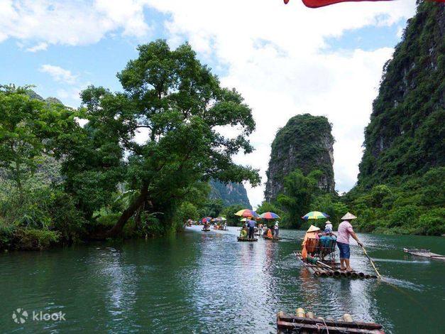 Yulong River Bamboo Rafting and Shili Art Gallery Private Tour 1 Day ...