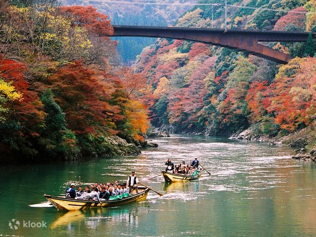Arashiyama, Hozukyo Gorge Join In Half Day Tour with Sagano Romantic ...