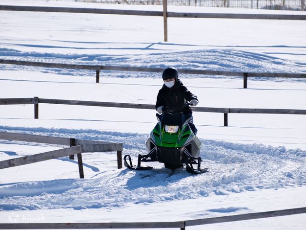Winter ATV (all terrain vehicle) and snowmobile experience (Hokkaido ...