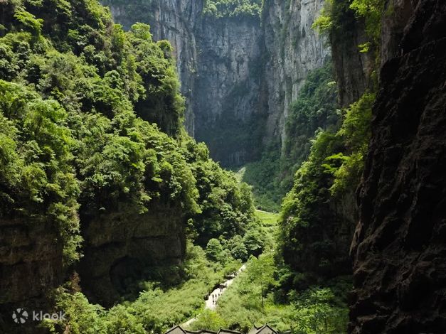 Tur grup satu hari Chongqing Wulong untuk 2-8 orang (Tianshengsanqiao ...