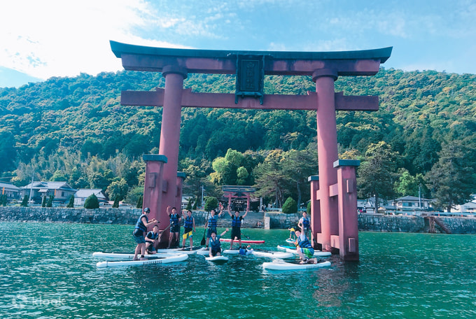 Stand Up Paddle Board Experience in Lake Biwa and Shirahige Shrine Visit - Klook Singapore