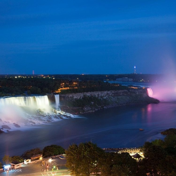 Falls At Night Canada