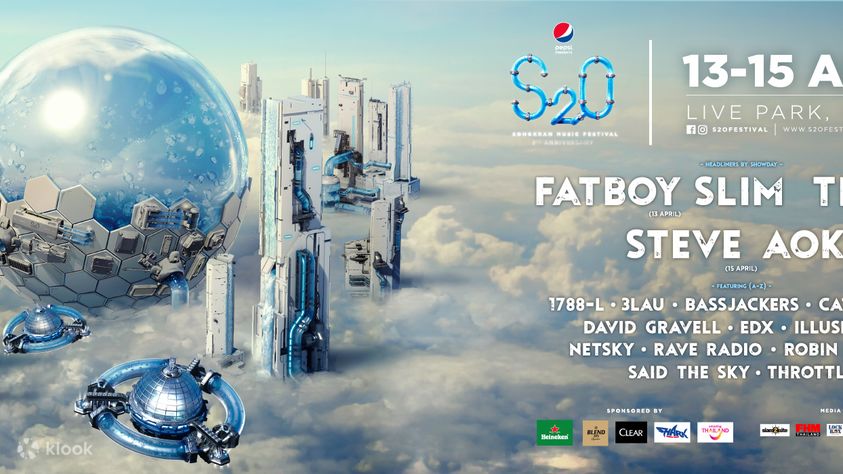 S2O Songkran Music Festival 2019 1-Day or 3-Day Ticket (VIP/Regular ...