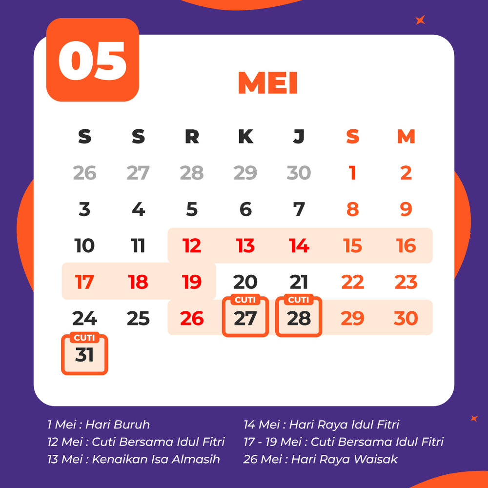 Daftar Hari Libur Nasional 2021 dan Cuti Bersama yang Perlu Kamu ...