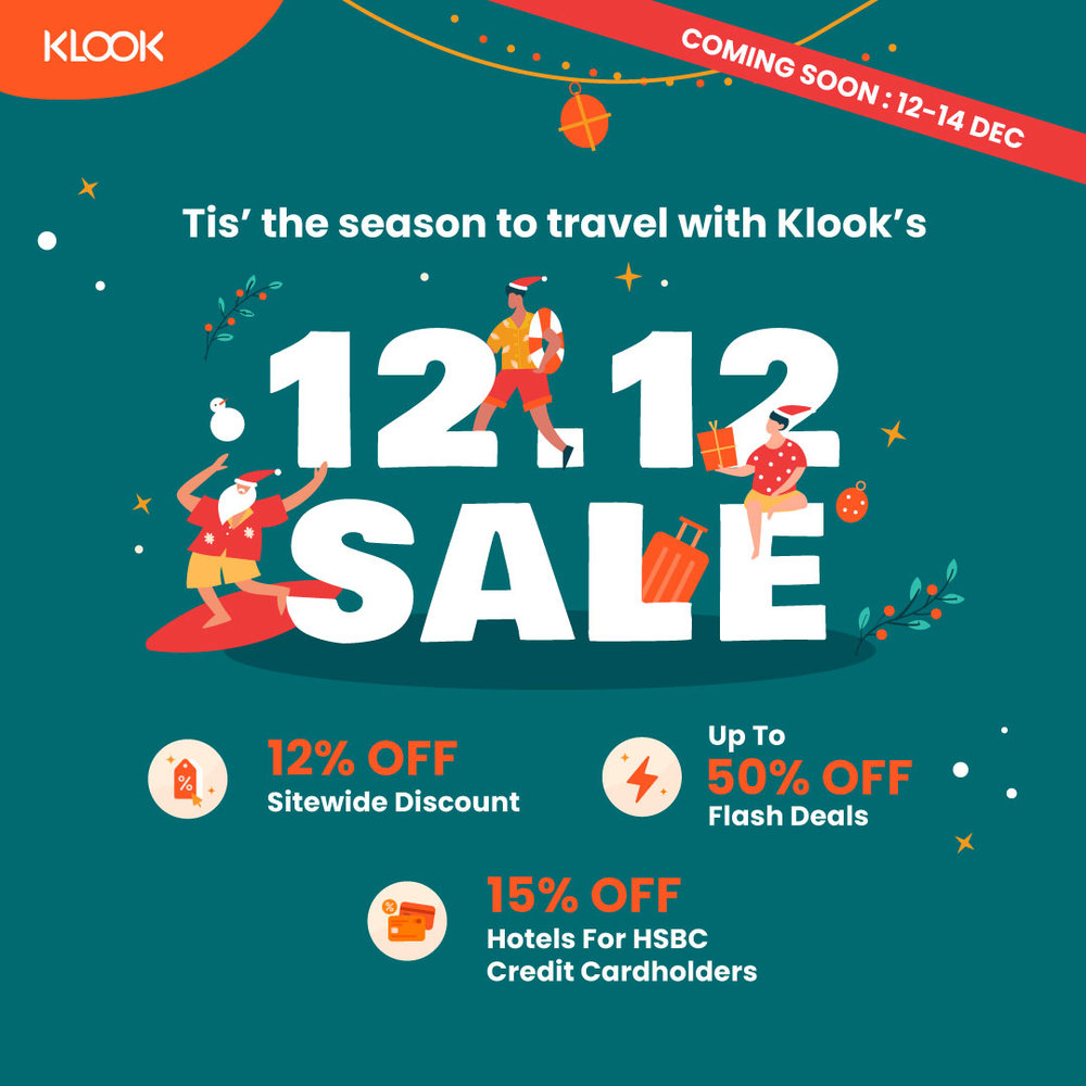 Klook 12.12 Sale 2021: Up To 50% Off Hotel Packages, Buy 1 Free 1 Flash Deals And More! - Klook ...