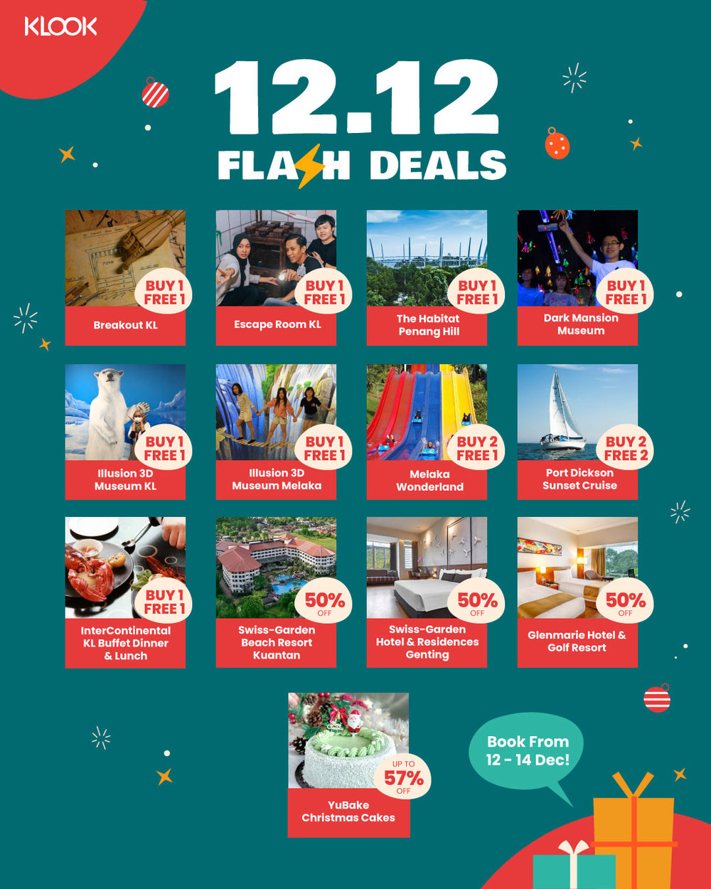 Klook 12.12 Sale 2021: Up To 50% Off Hotel Packages, Buy 1 Free 1 Flash Deals And More! - Klook ...