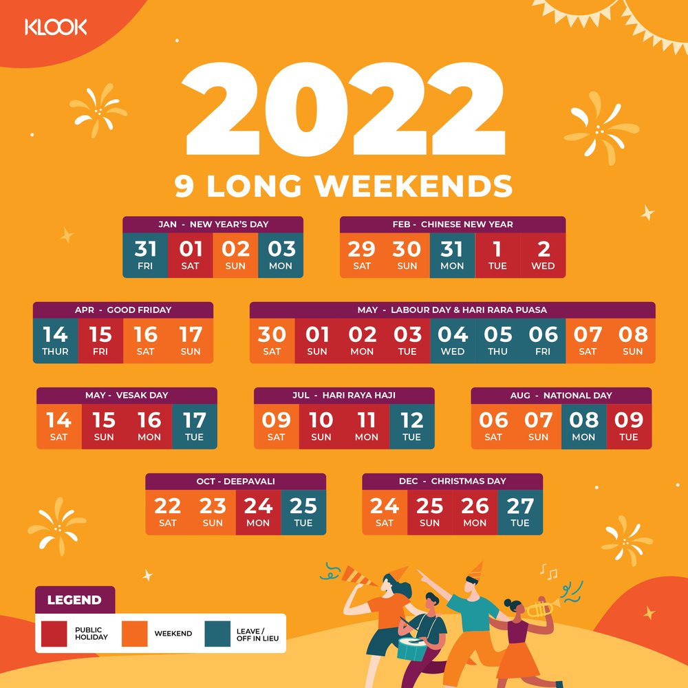 2022 Public Holidays Long Weekends In Singapore Maximise Your Leave 2022 Public Holidays Long Weekends In Singapore Maximise Your Leave