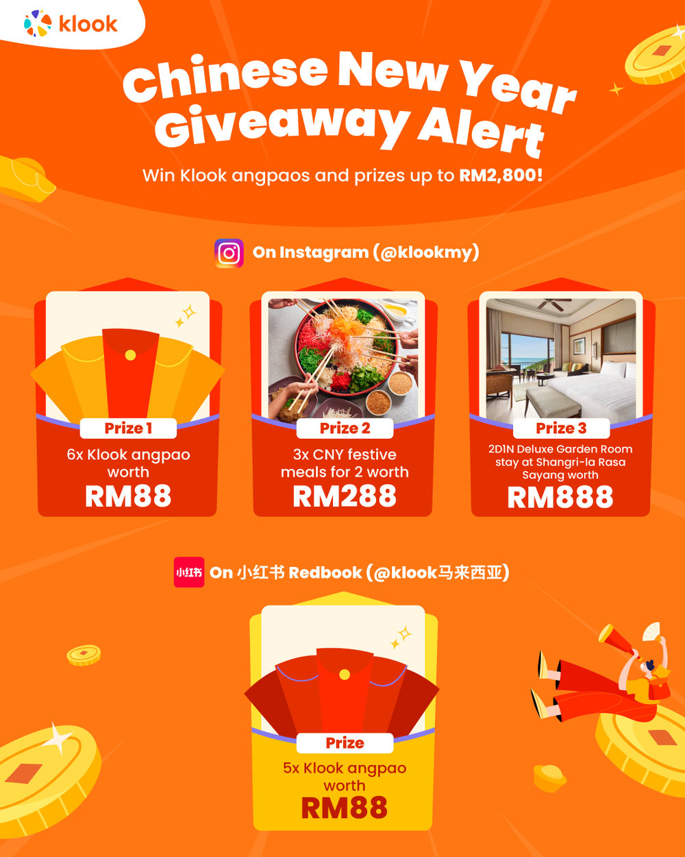 Hop Into The New Year With Klook: Enjoy CNY Giveaways & Up To 88% Off ...
