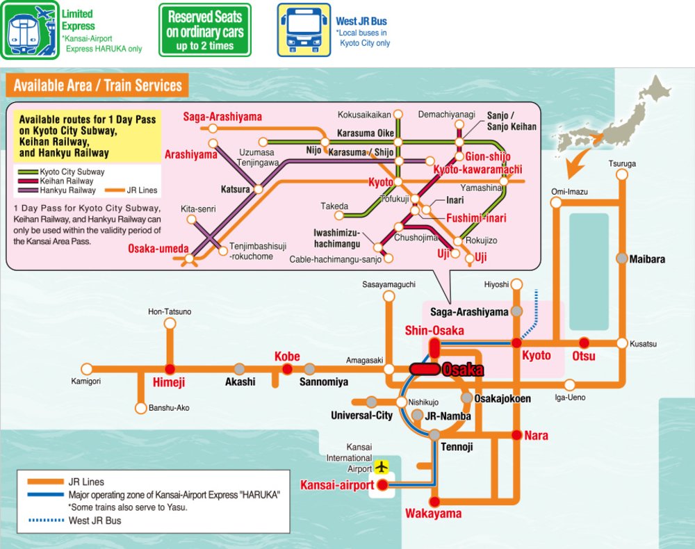 Your Complete Guide to JR Kansai Area Pass: Which to Book, How to Redeem, Where to Go and more ...