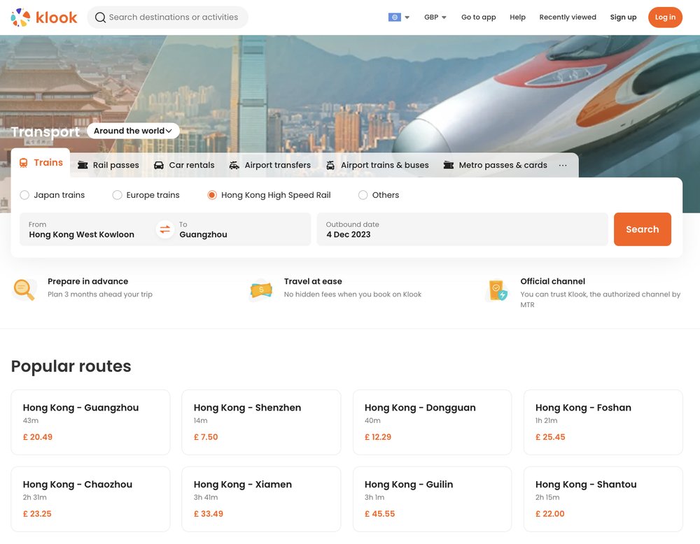 Your Complete Guide to Hong Kong High Speed Rail: How to Buy Tickets, Train Schedule & More ...