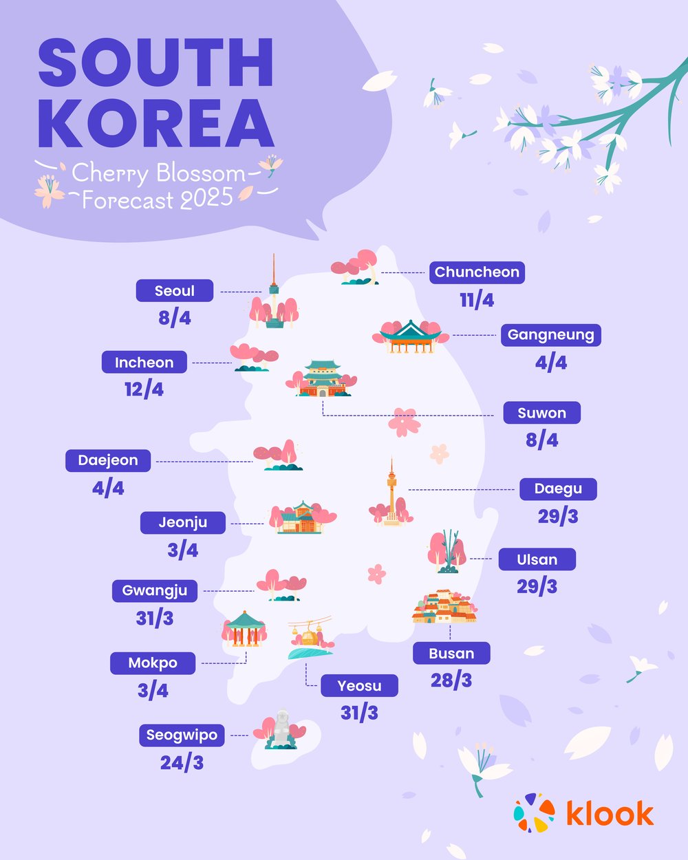 Your Guide to Korea’s Spring Season 2025: Festivals, Weather, Food, and ...