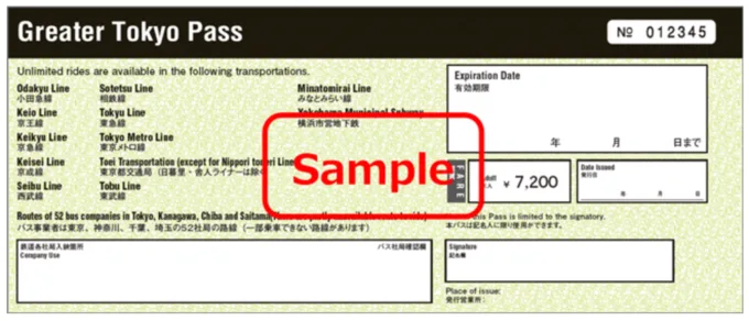 Greater Tokyo Pass: 3-Day Unlimited Travel In Tokyo For Just JPY7,200 ...