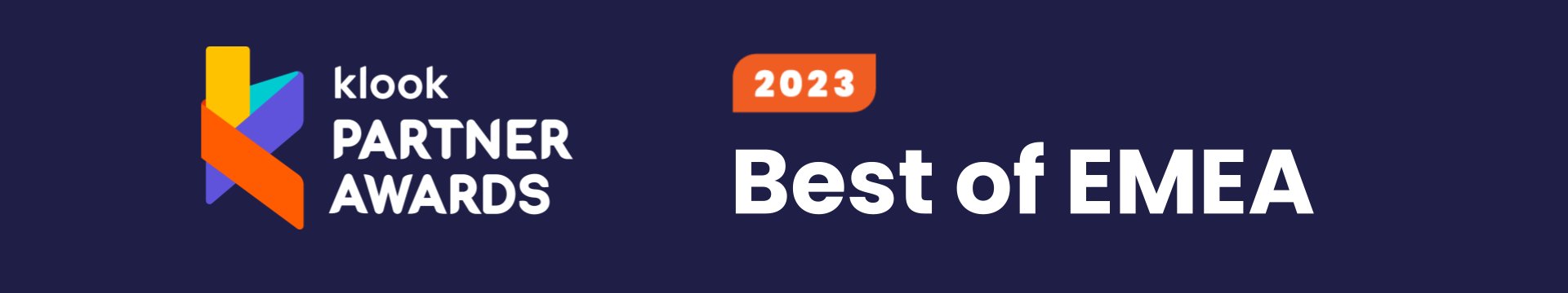 Klook Partner Awards 2023 - Best of EMEA