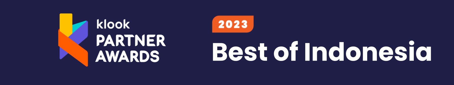 Klook Partner Awards 2023 - Best of Indonesia