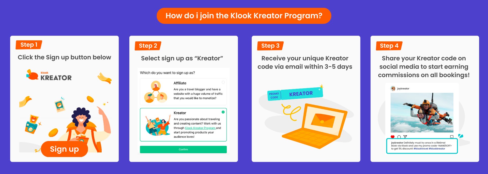 All you need to know about the Klook Kreator Program!