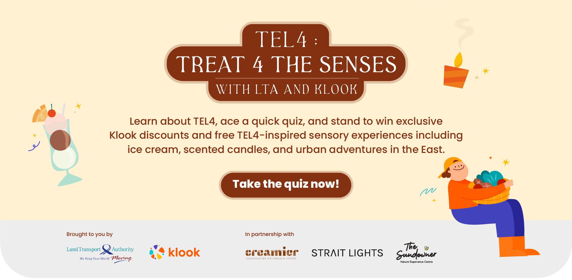 TEL4: Treat 4 the Senses with LTA and Klook