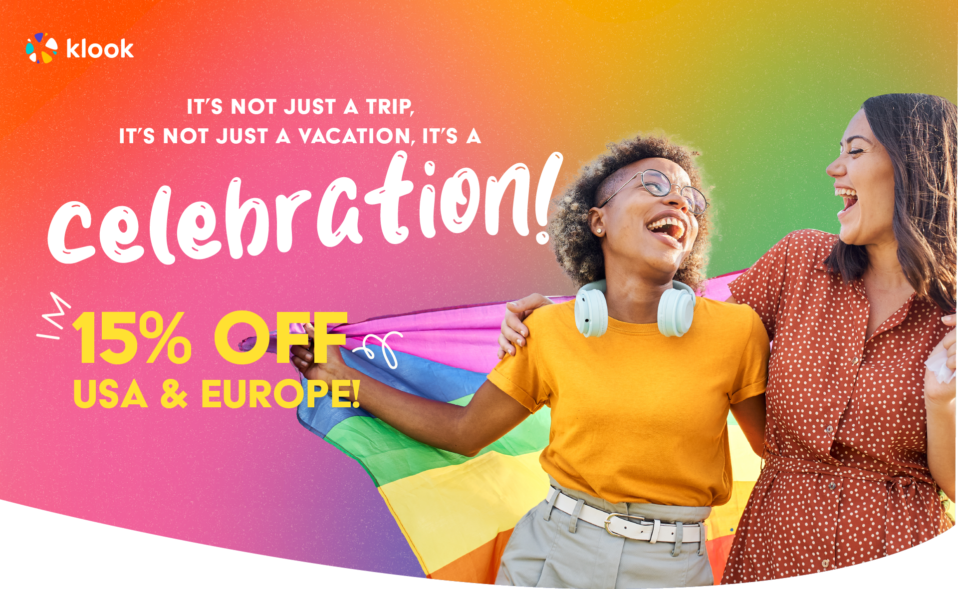 Celebrate Pride with 15% off Pride Month Deals on USA & Europe