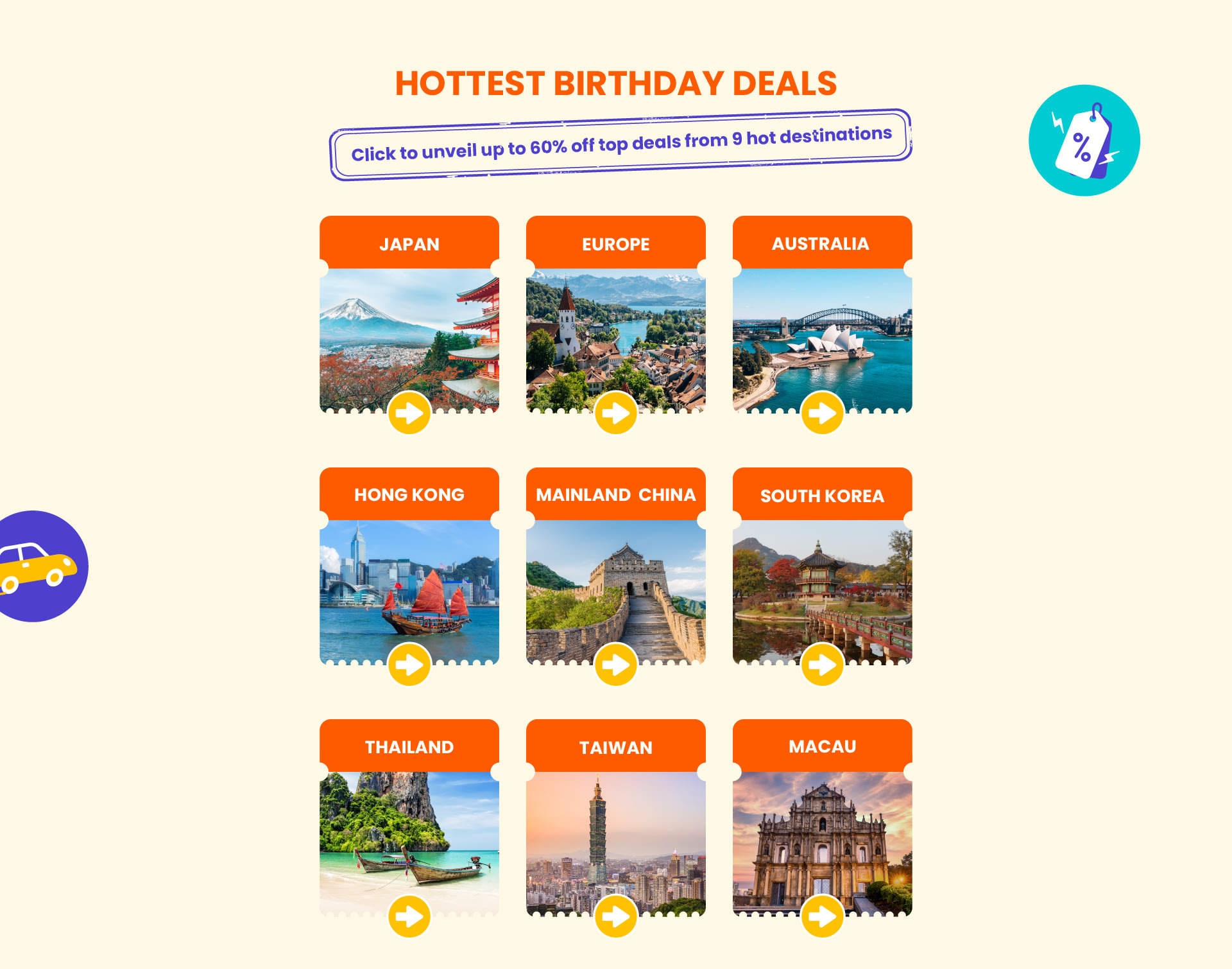 Klook Turns 10. Daily Birthday Deals up to HK$10
