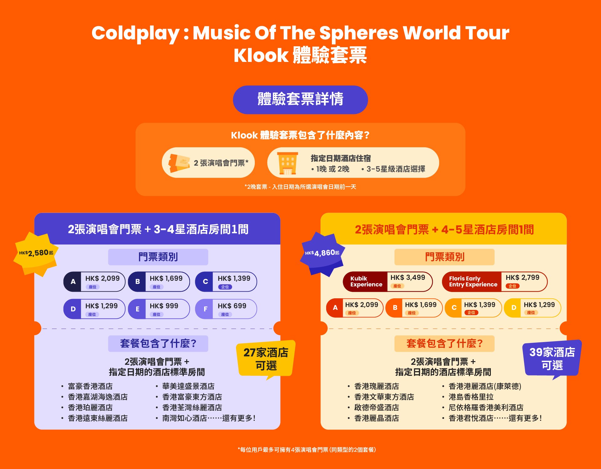 Coldplay : Music Of The Spheres World Tour
