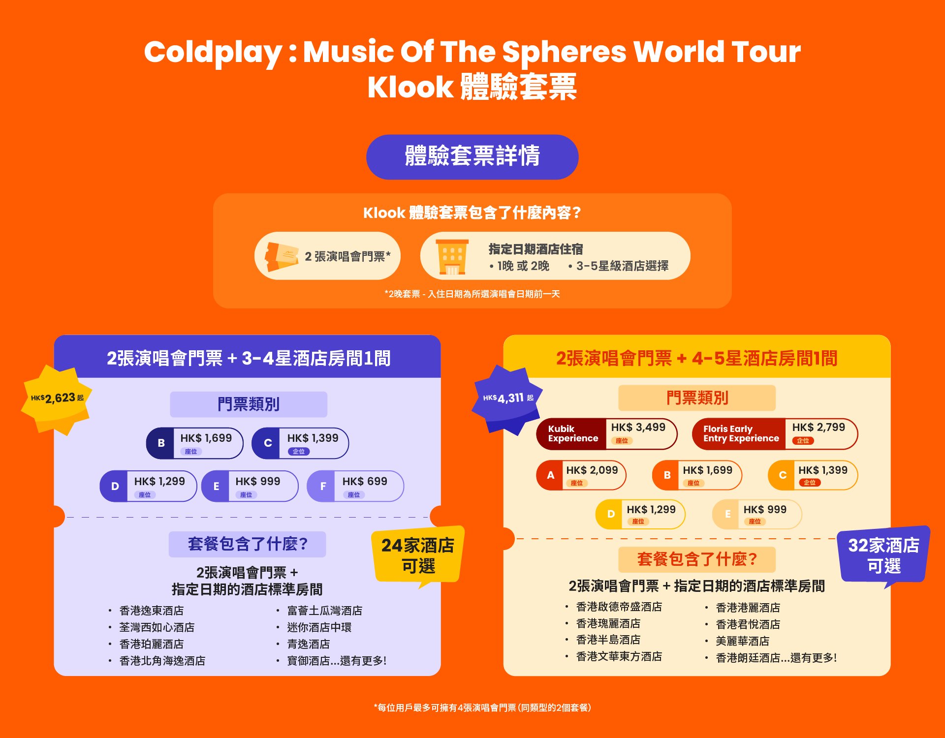 Coldplay : Music Of The Spheres World Tour