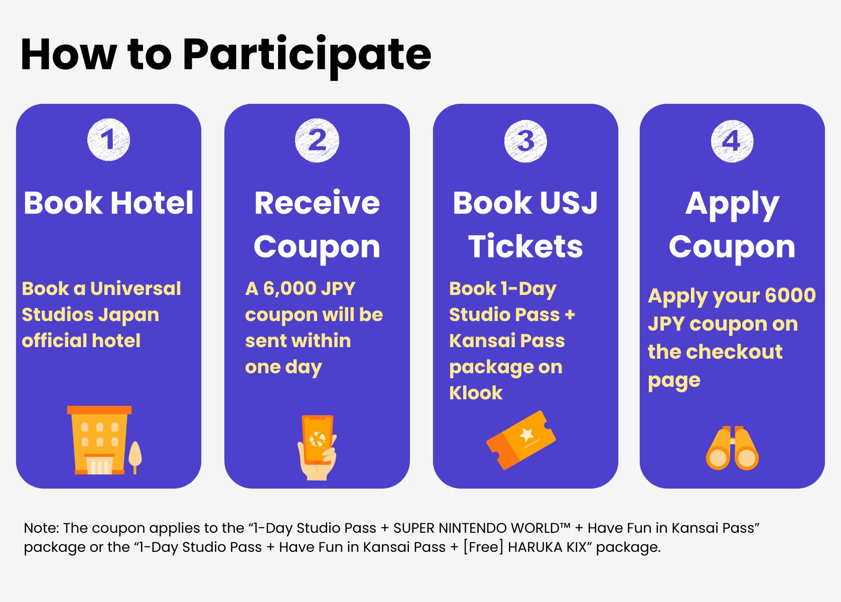 Book USJ Official Hotels & Get Free Have Fun in Kansai Pass | Limited Offer