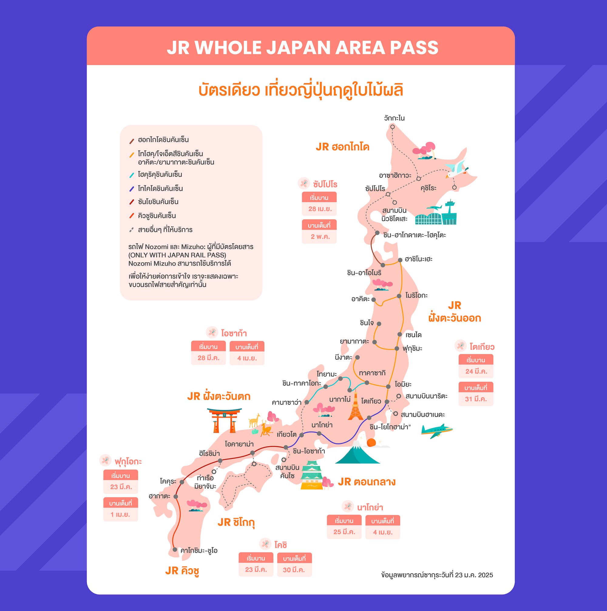 JR Pass 101 เที่ยวญีปุ่นทั่วภูมิภาค จ่าย จบ เดินทางครบกับ Klook
