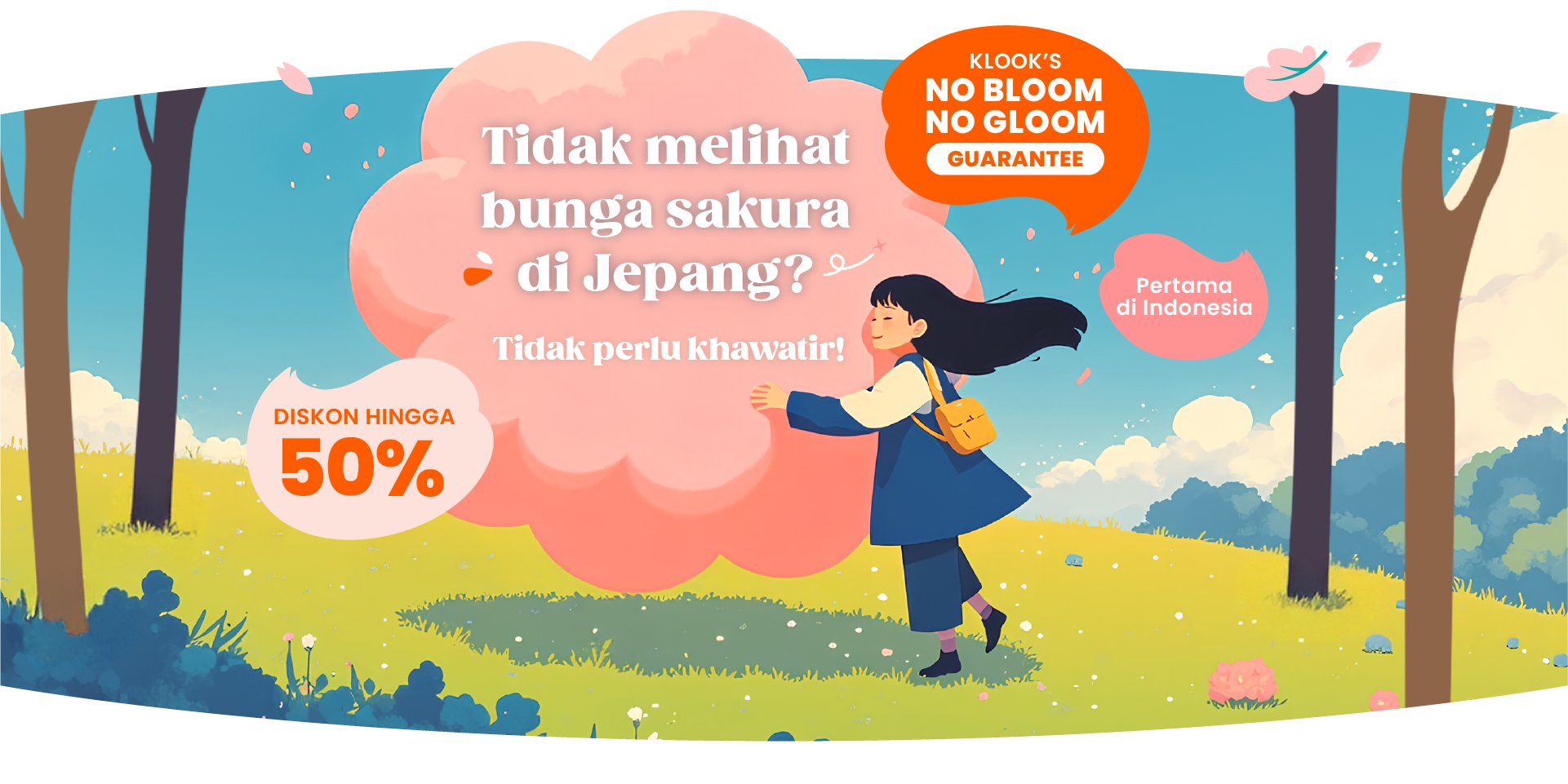 Nikmati keindahan musim semi di Jepang dengan Klook!