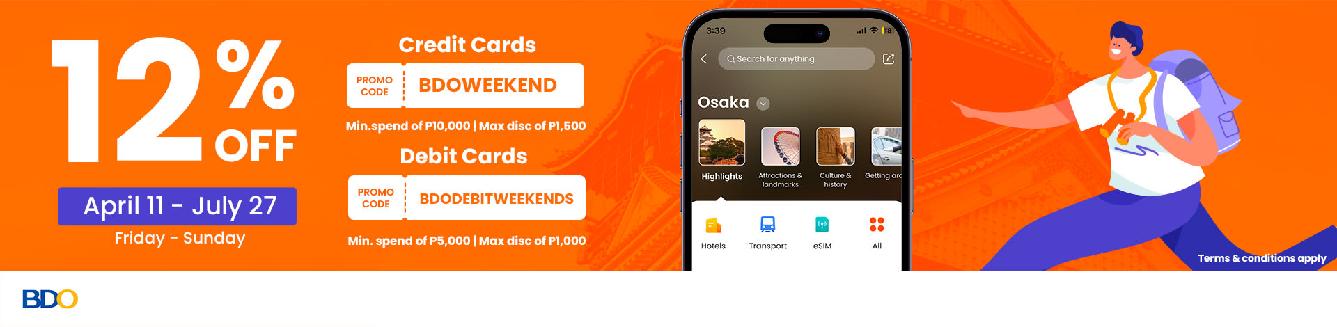 Book Klook flights, hotels, attractions, and tours with your BDO credit ...