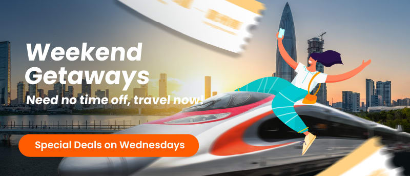 📍Weekend High-Speed Rail Getaway 📍