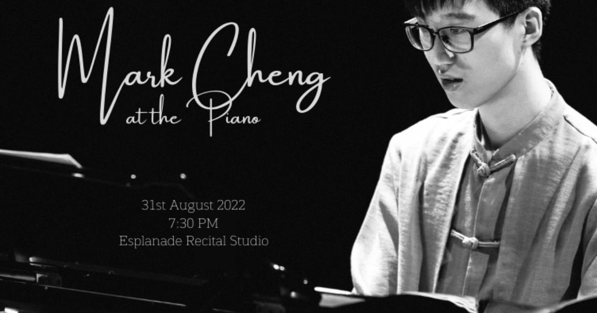 Mark Cheng At The Piano | Concert | Esplanade