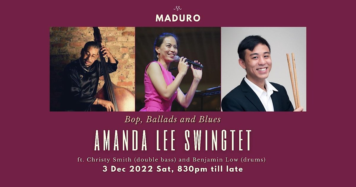 Bop, Ballads and Blues with the Amanda Lee Swingtet | Live