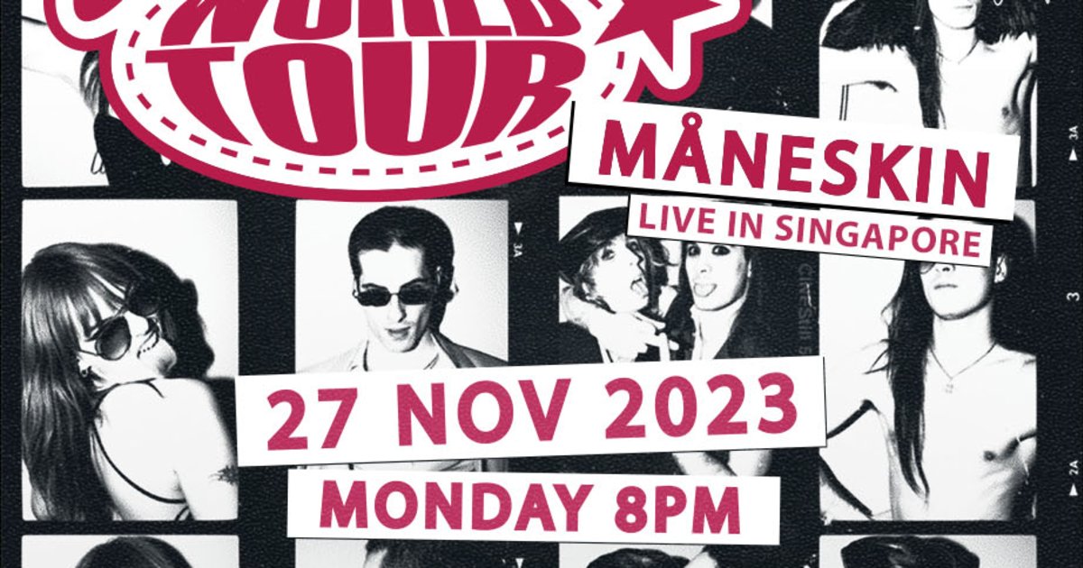 MANESKIN Live in Singapore | Rush World Tour |Singapore Expo