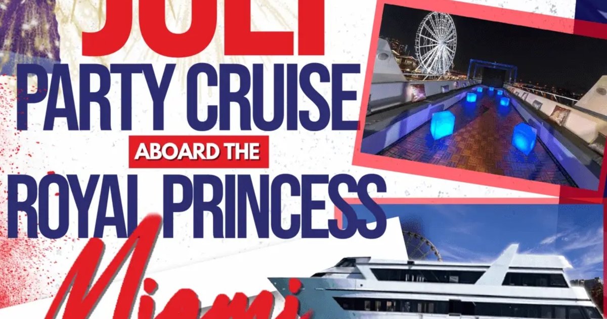 Royal Princess Miami Fourth Of July Party Cruise