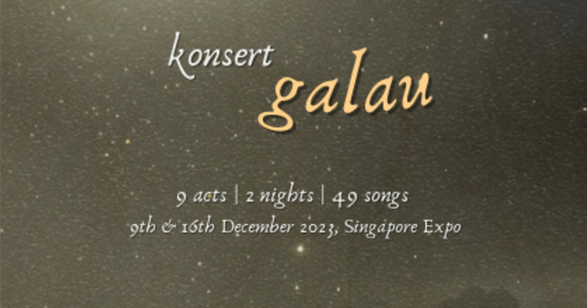 KONSERT GALAU [PG13] | Concert | Singapore EXPO