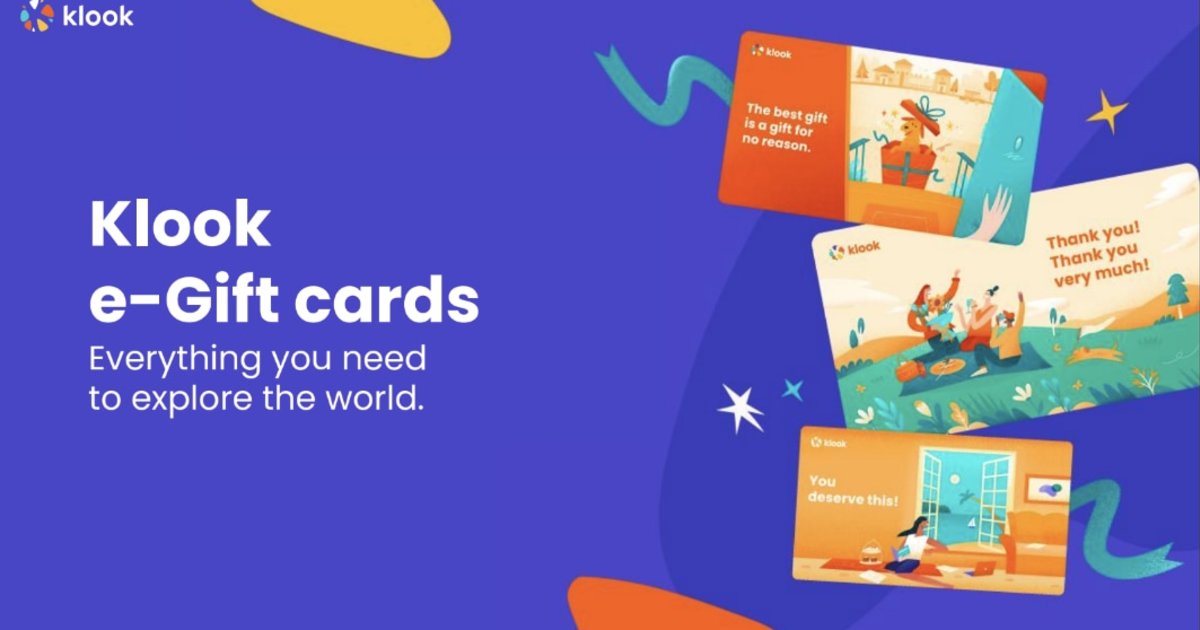 Klook E-Gift Cards: The Perfect Gift For Anyone! - Klook Travel Blog