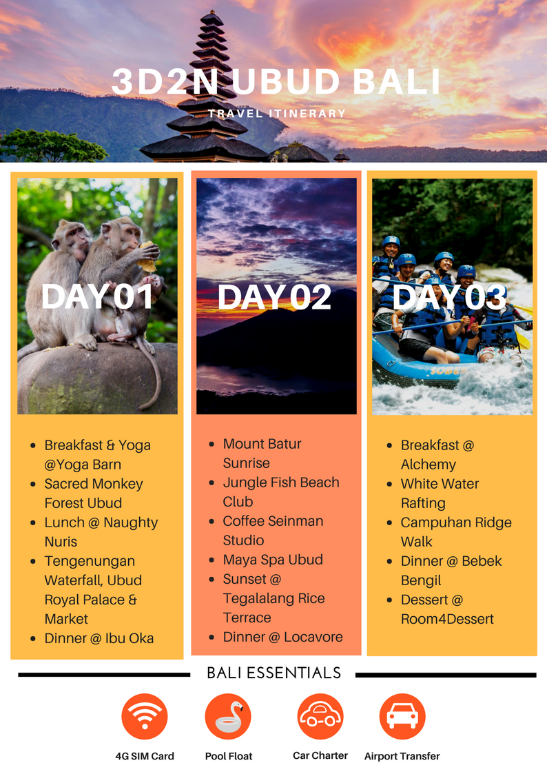 Weekends In Bali : Your Eat Pray Love Getaway In Ubud | Klook