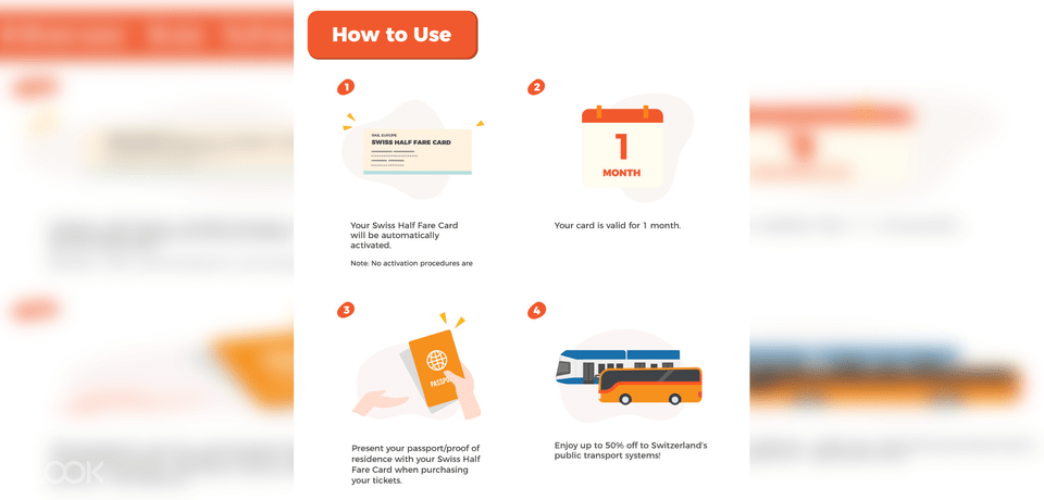 Book Swiss Half Fare Card in Switzerland Online at Low Price