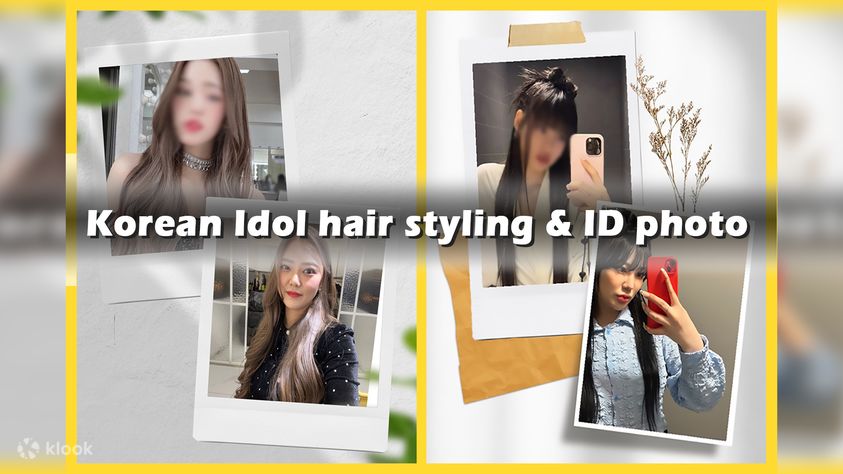 K-beauty K-pop idol hair styling and trendy ID Photo - Klook Australia
