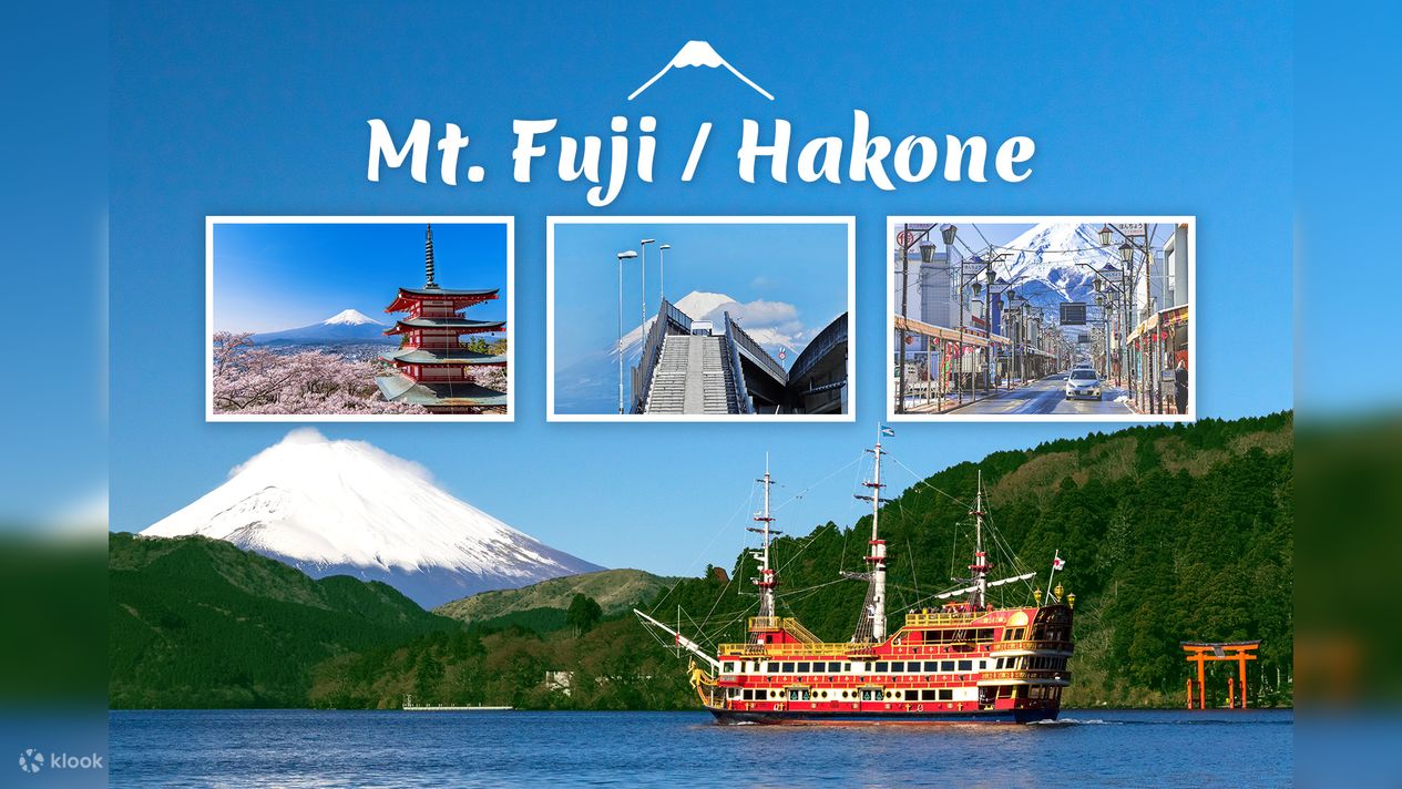 [Mt. Fuji & Hakone] Fujisan Yumeno Ohashi, Owakudani, Oshino Hakkai ...