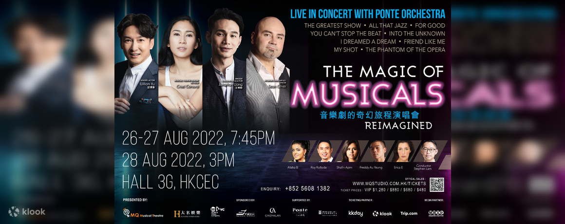 The Magic of Musicals - A concert style musical extravaganza - Klook ...