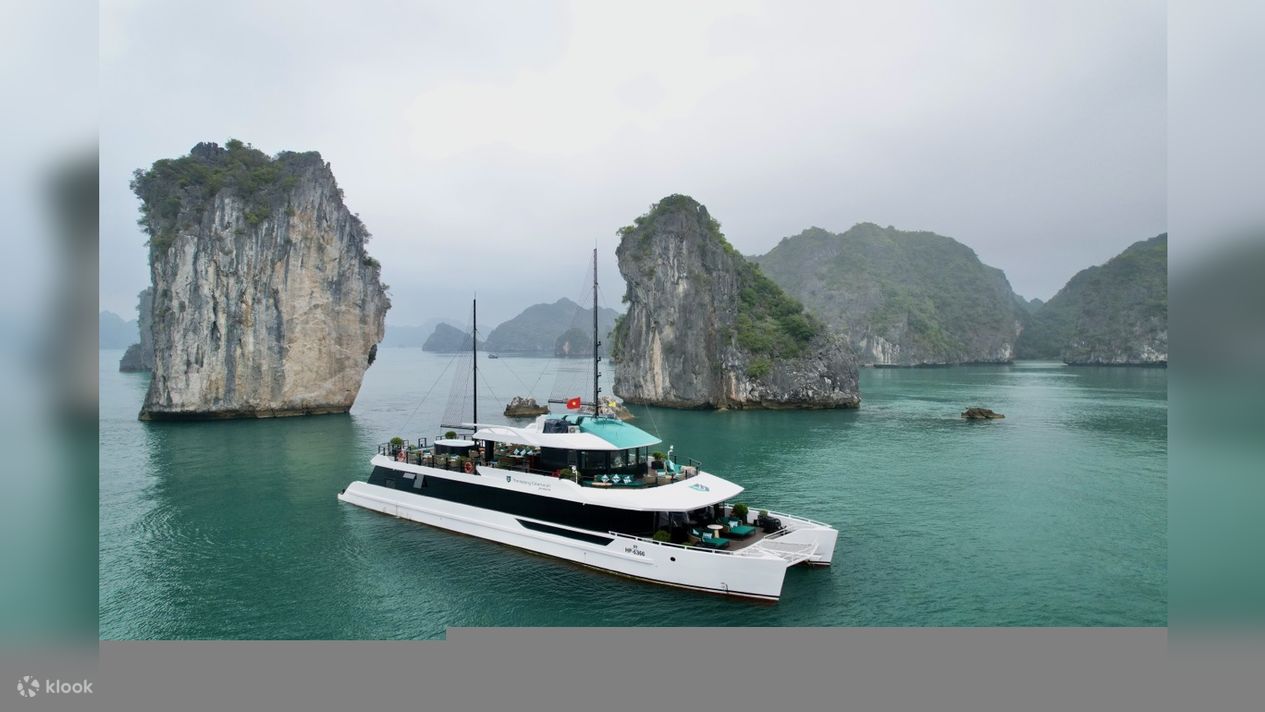 Halong Lan Ha Bay by Catamaran Luxury Cruise Day Trip, Vietnam - Klook ...