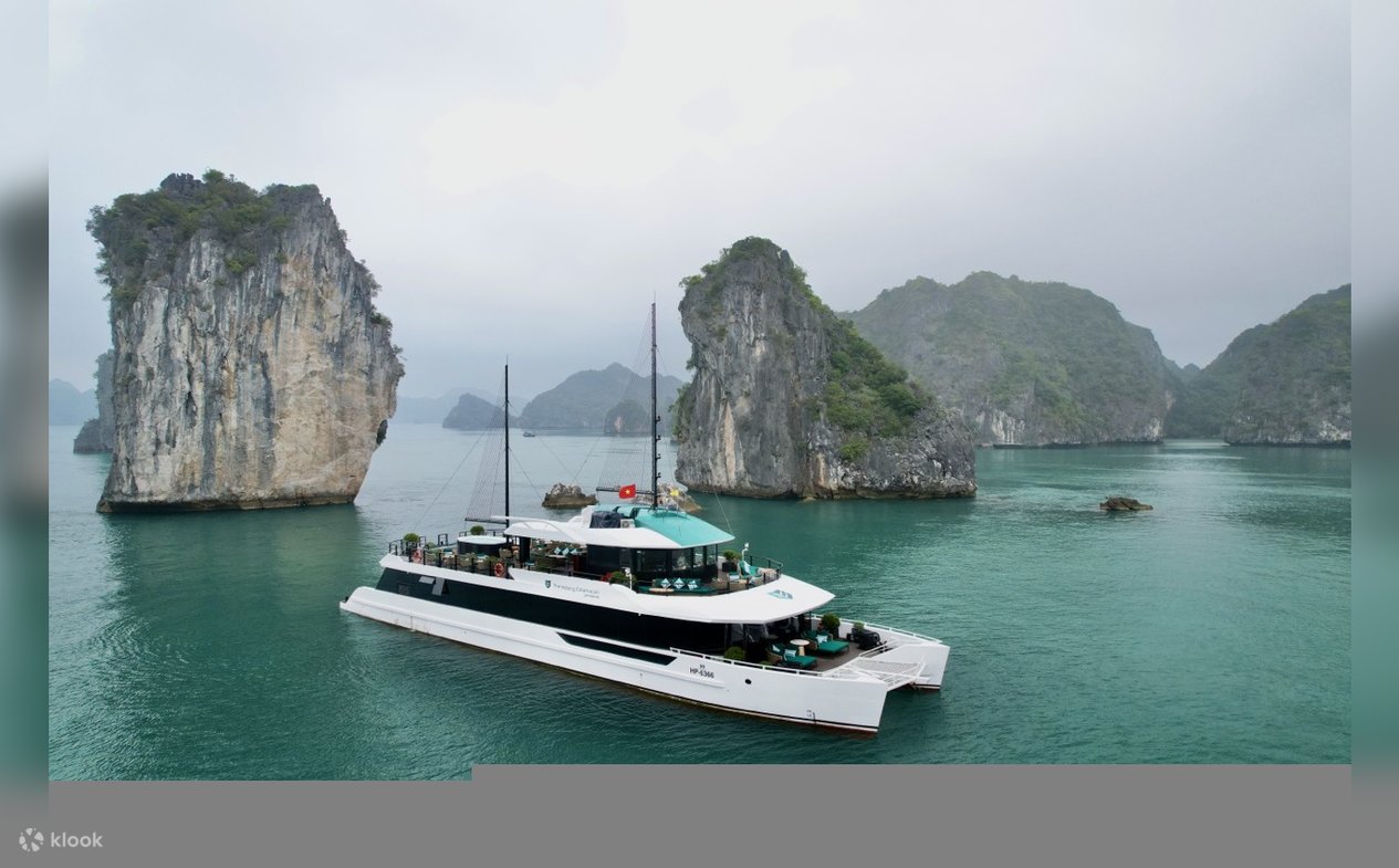 Halong Lan Ha Bay by Catamaran Luxury Cruise Day Trip, Vietnam - Klook ...
