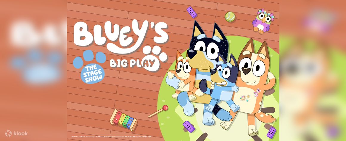 Bluey 的大型戏剧在新加坡金沙剧院上演 - Klook客路