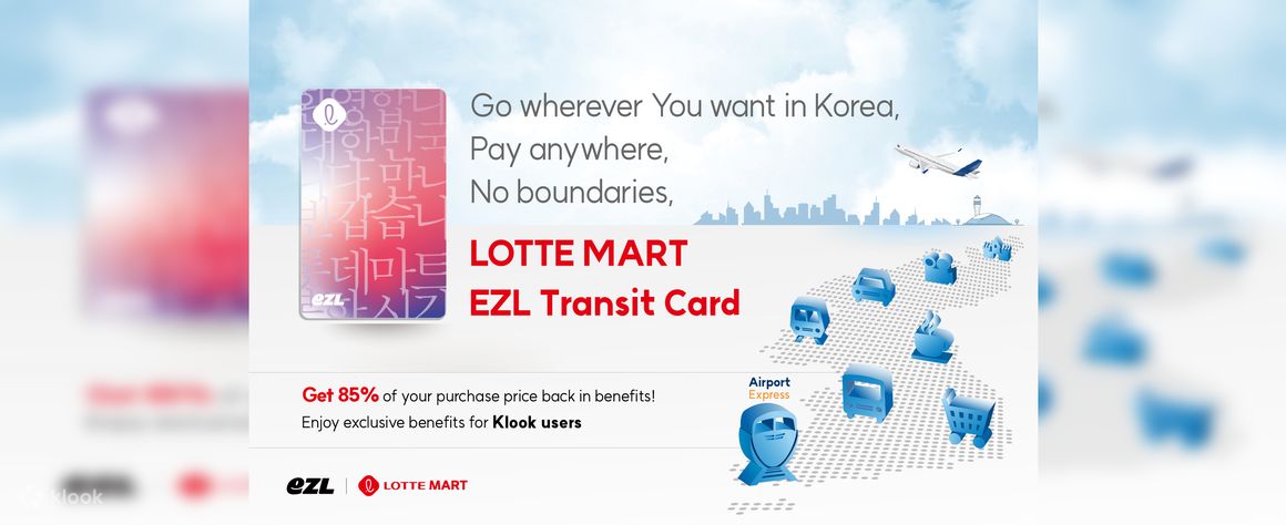 LOTTE MART EZL CARD I Enjoy public transportation and K-Shopping ...