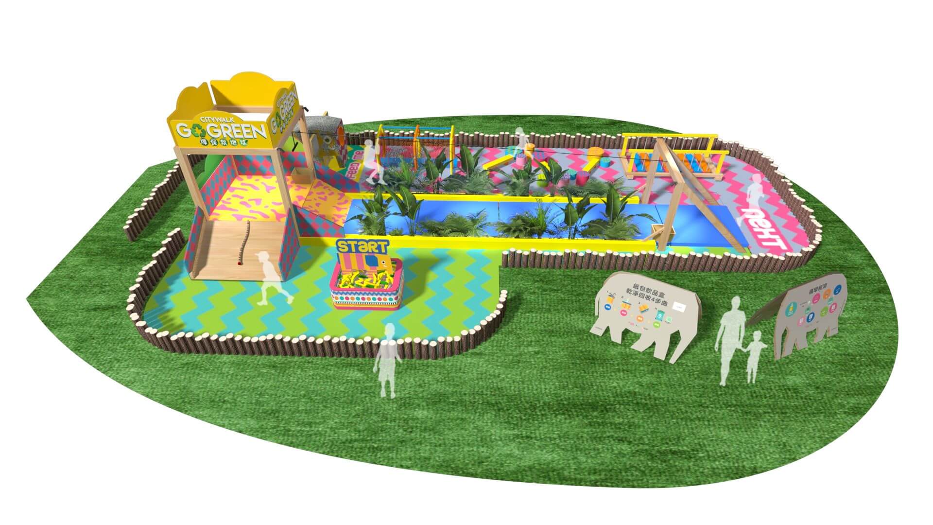 "Go Green! Save the Planet" | Citywalk