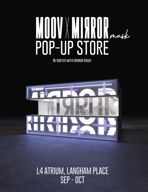 MOOV x MIRROR Mask Pop-up Store｜朗豪坊