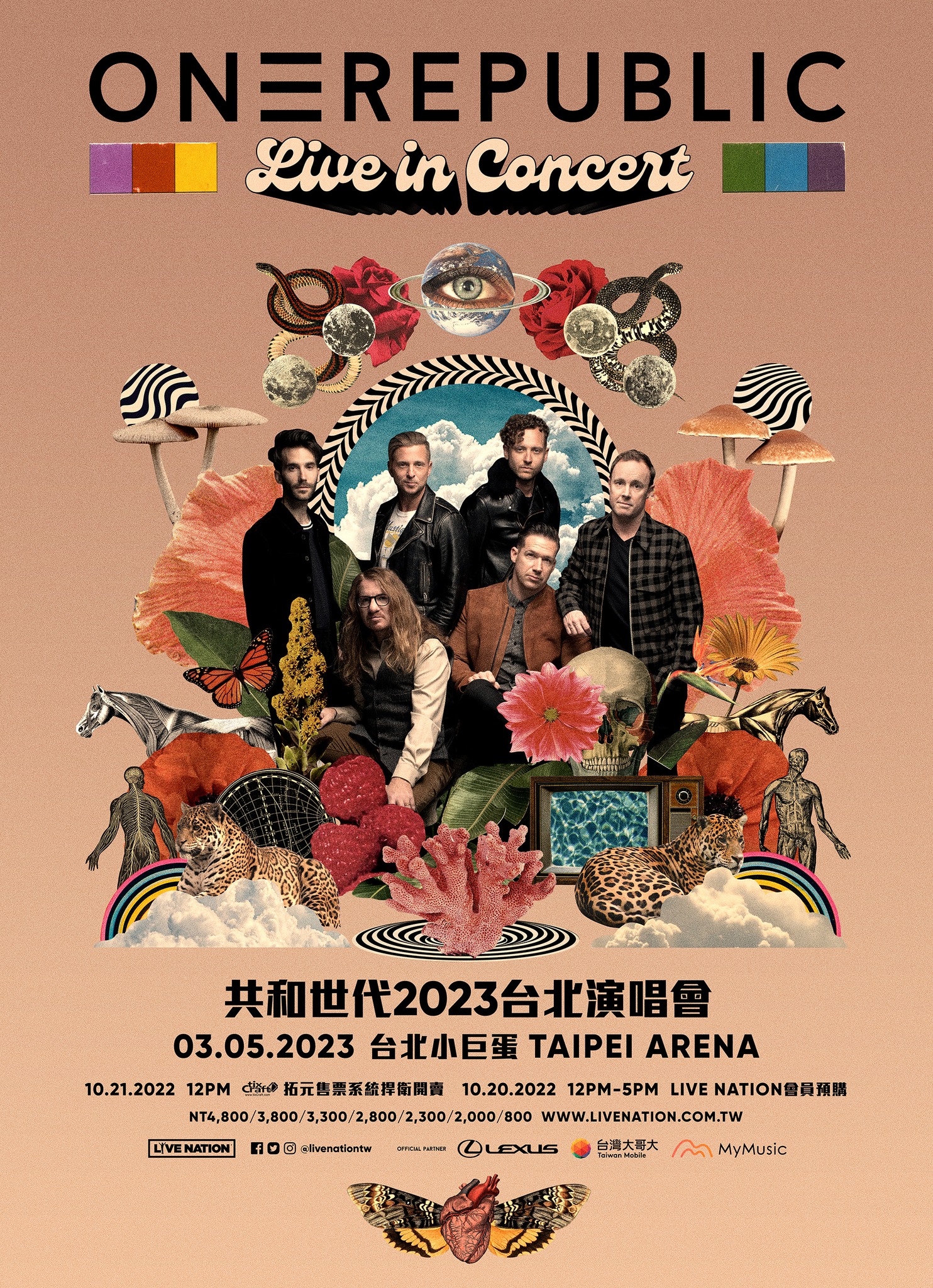 ONEREPUBLIC LIVE IN CONCERT TAIPEI 2023