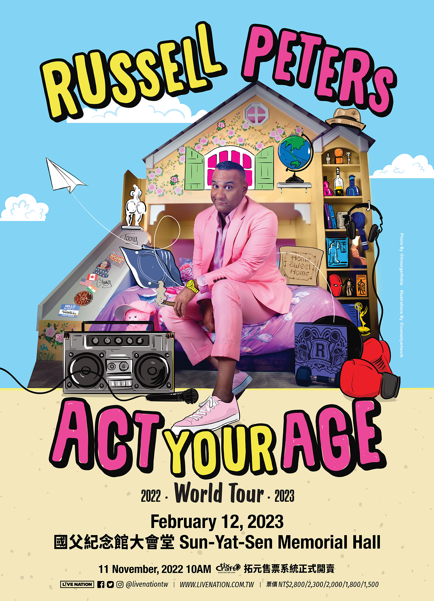 RUSSELL PETERS: THE ACT YOUR AGE WORLD TOUR｜單口喜劇