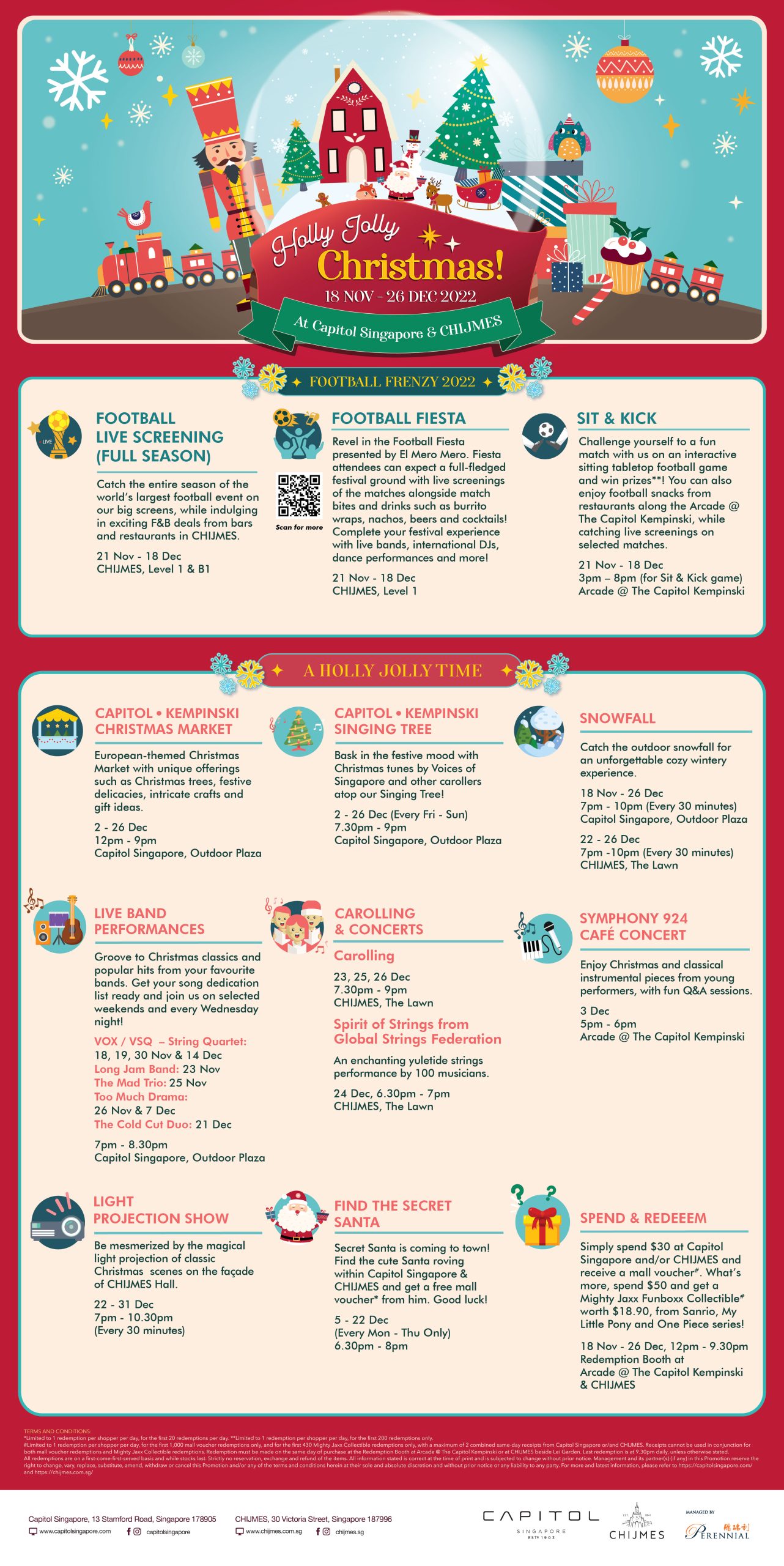 Holly Jolly Christmas @ Capitol Singapore &CHIJMES