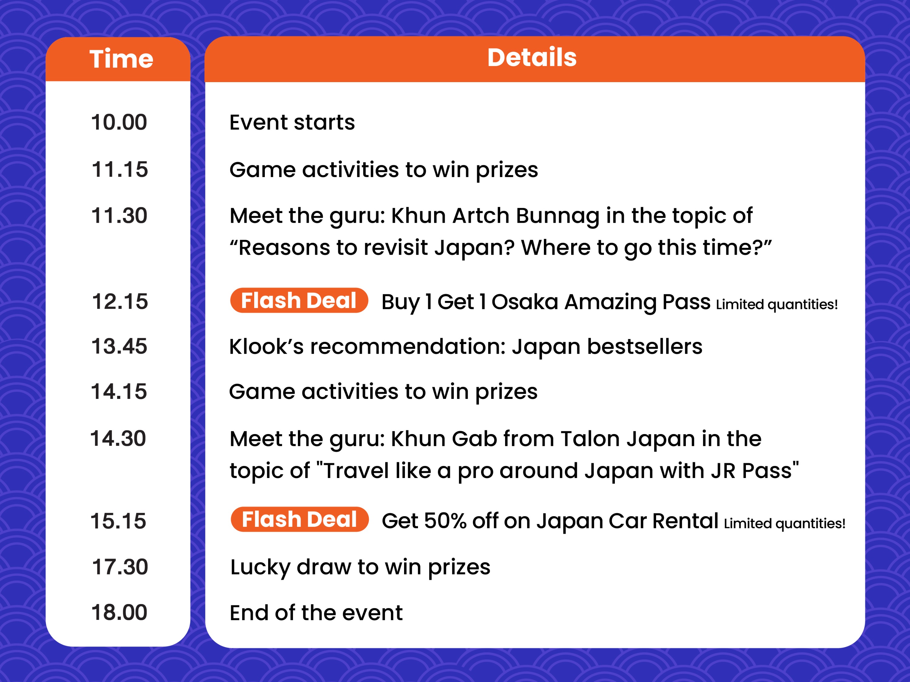 Klook Workshop Admission Ticket in Bangkok - Klook客路